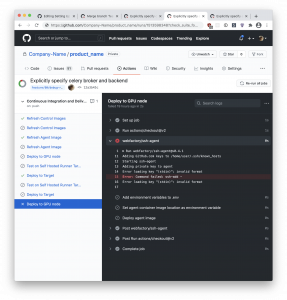 Github Actions Workflow Visualization UI Update – Rob